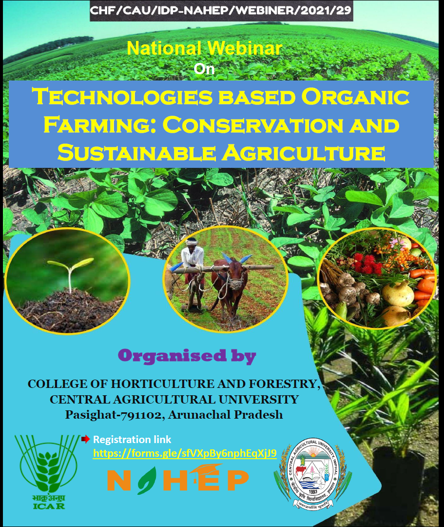 13/09/2021 – 14/09/2021 TECHNOLOGY BASED ORGANIC FARMING – Official ...