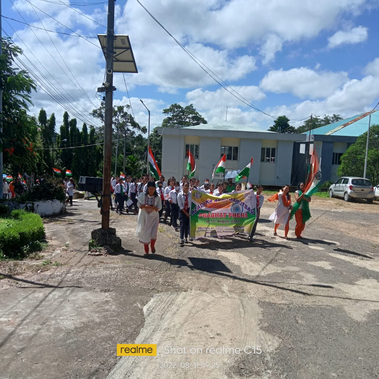 CAEPHT, CAU(I), Ranipool, Sikkim, participated the Prabhat Pheri ...