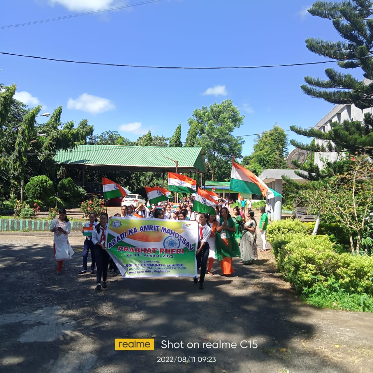 CAEPHT, CAU(I), Ranipool, Sikkim, participated the Prabhat Pheri ...